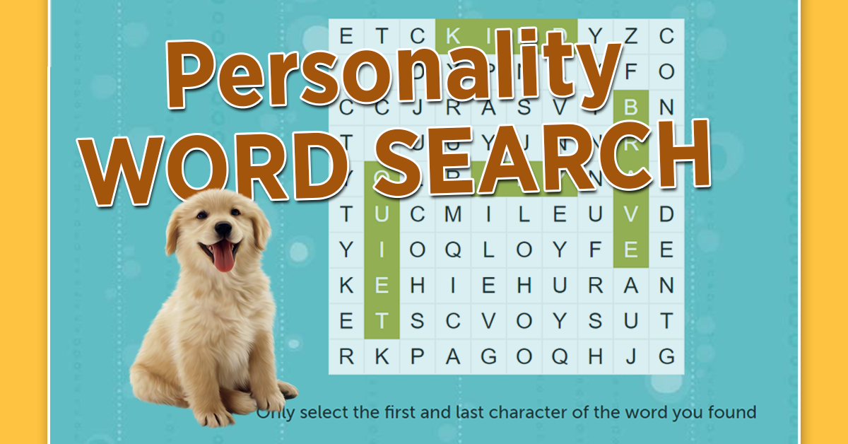 Personality Word Search - Kind News magazine
